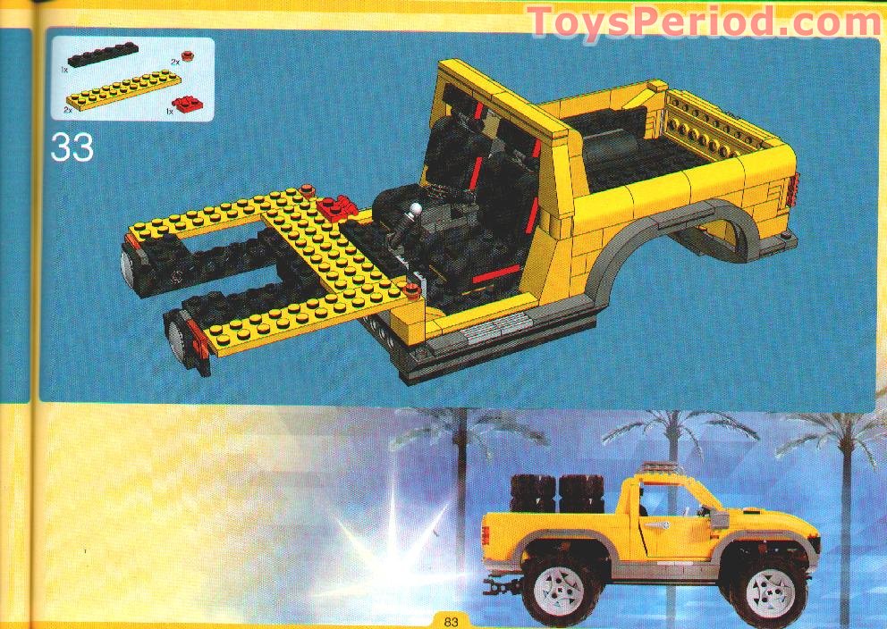 LEGO 4404 Land Busters Instructions and Parts List