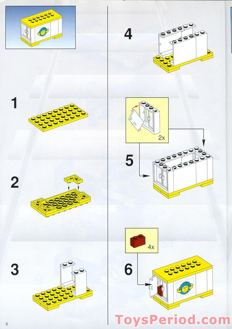 LEGO 4555 Cargo Station Set Parts Inventory and Instructions - LEGO ...