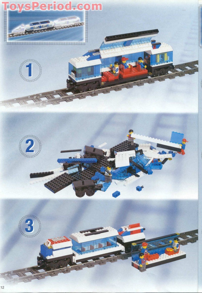 LEGO 4560 Railway Express Instructions and Parts List