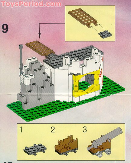 LEGO 6266 Cannon Cove Instructions and Parts List
