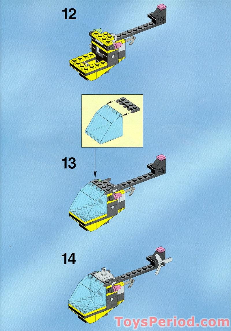 LEGO 6479 Emergency Response Center Instructions and Parts List