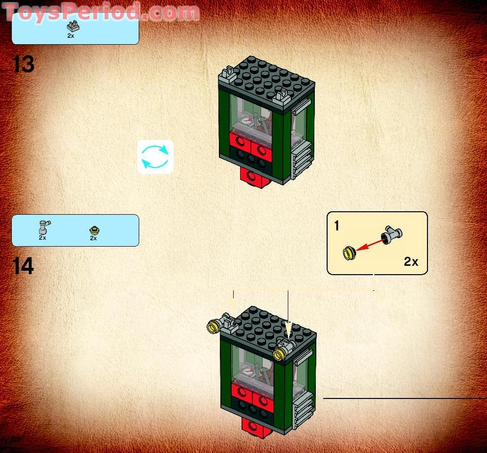 LEGO 7626 Jungle Cutter Instructions and Parts List