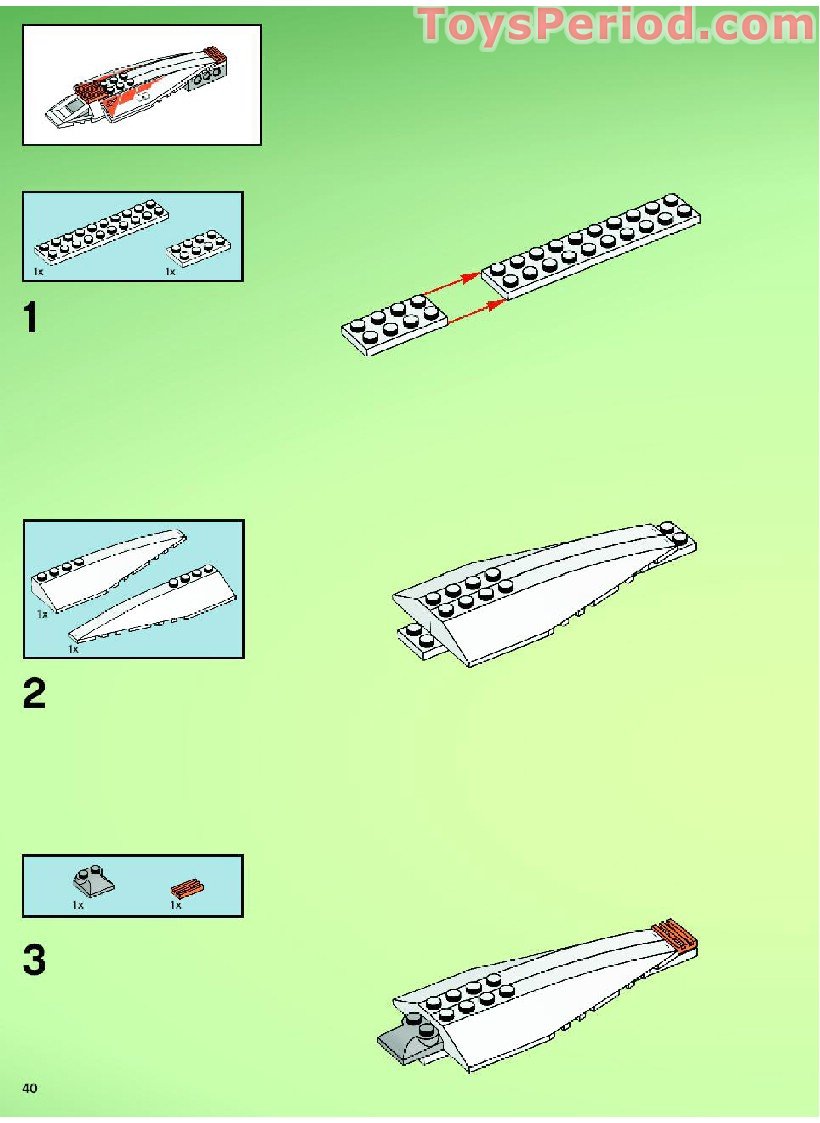 LEGO 7690 MB-01 Eagle Command Base Set Parts Inventory and Instructions ...