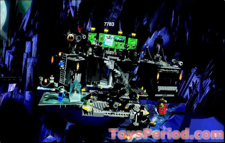 LEGO 7780 The Batboat: Hunt for Killer Croc Instructions and Parts List