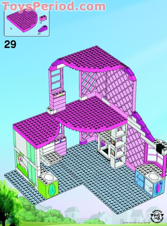 LEGO 7586 Sunshine Home Instructions and Parts List