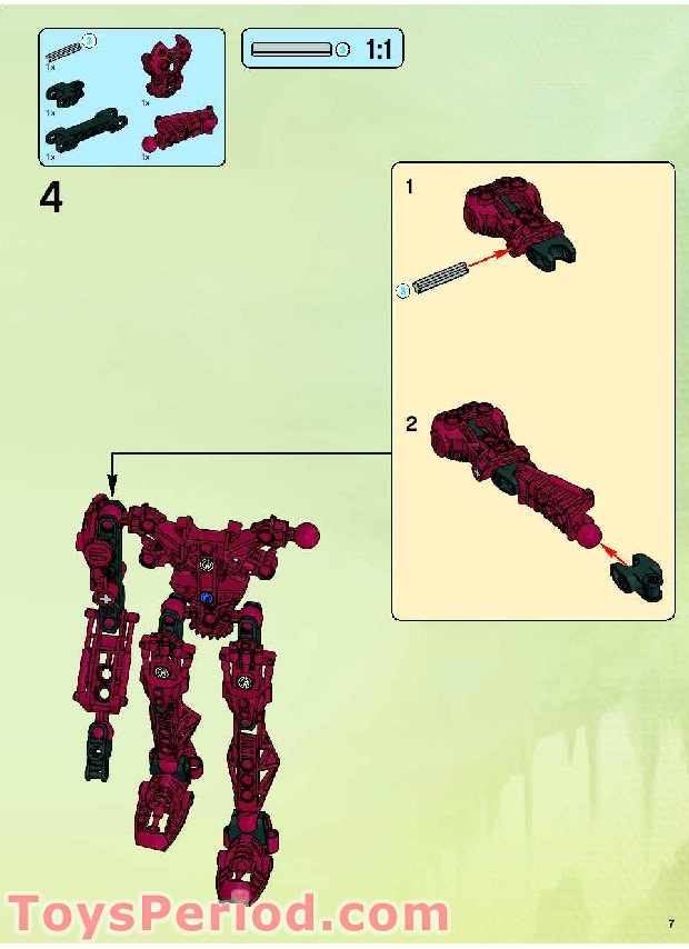 LEGO 8942-1 Jetrax T6 Instructions and Parts List