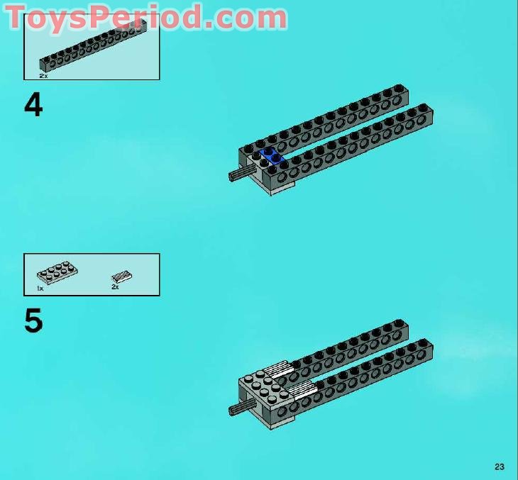 LEGO 8106 Aero Booster Instructions and Parts List