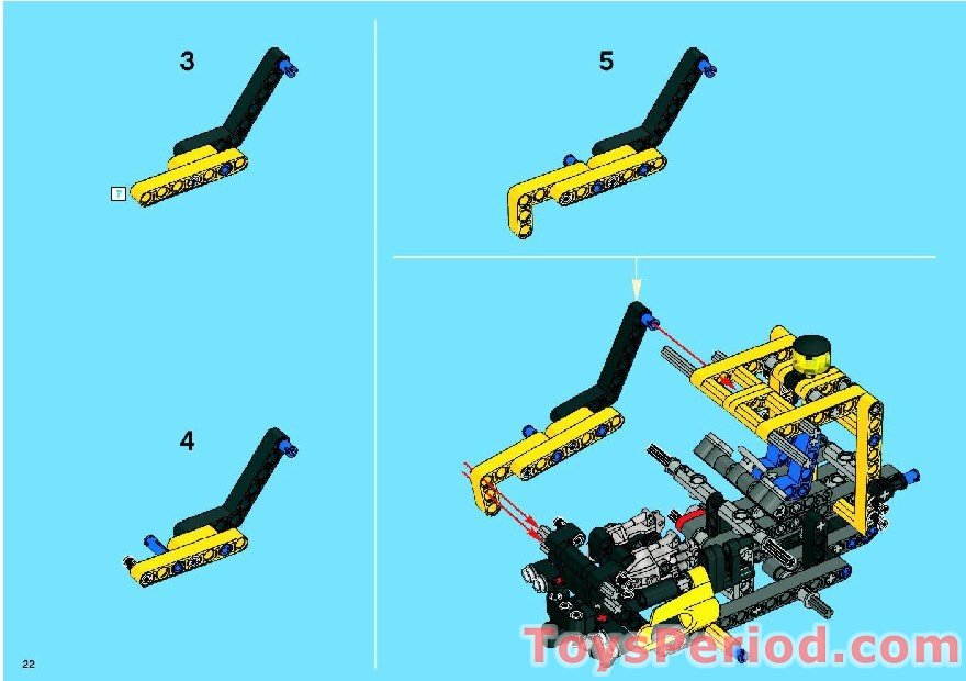 LEGO 8264 Hauler Instructions and Parts List