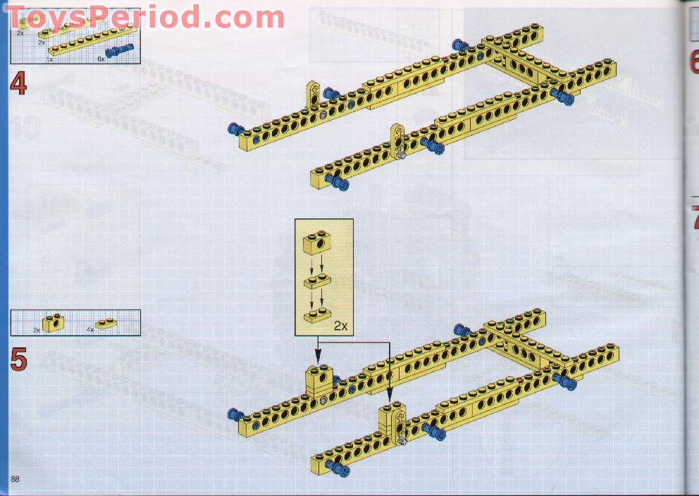 LEGO 8277 Giant Model Set Instructions and Parts List