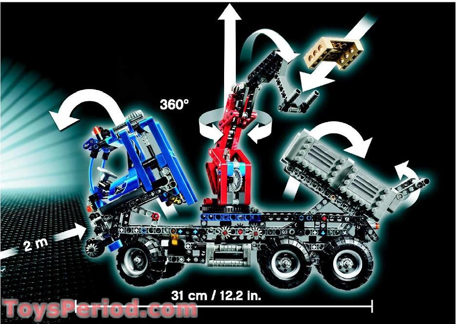 LEGO 8273 Off Road Truck Instructions and Parts List