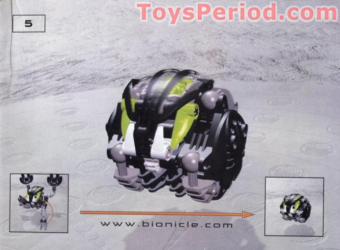 LEGO 8561 Nuhvok Instructions and Parts List