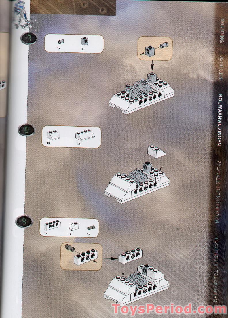 LEGO 9748 Droid Developer Kit Instructions and Parts List