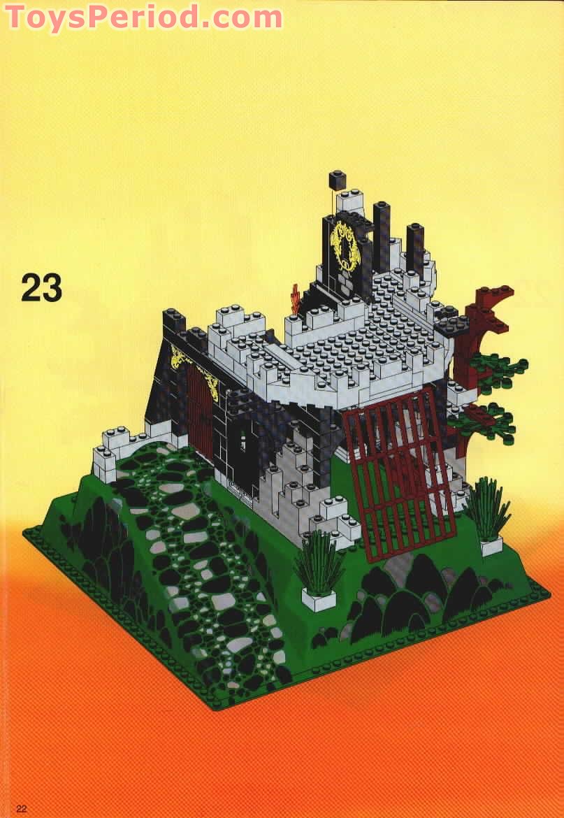 LEGO 6082 Fire Breathing Fortress Instructions and Parts List
