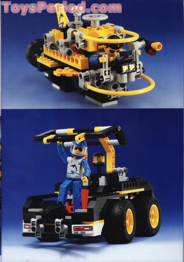 LEGO 8286 3-in-1 Car Instructions and Parts List
