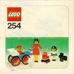 LEGO 254-1 Mother and Daughter with Prams Instructions and Parts List