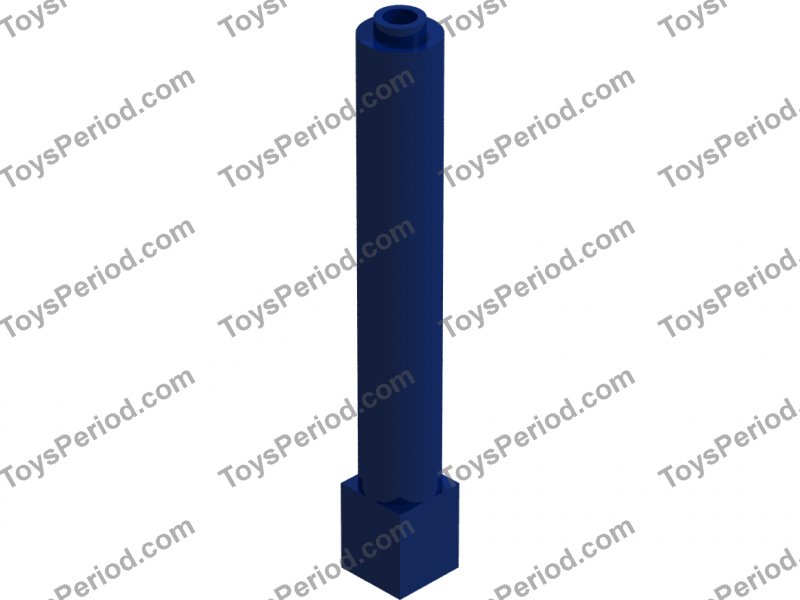 LEGO Sets with Part 43888 Brick Specialty 1 x 1 x 6 Round with Square ...