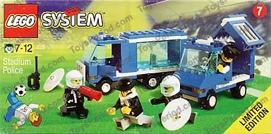 LEGO 3314 Stadium Security Instructions and Parts List