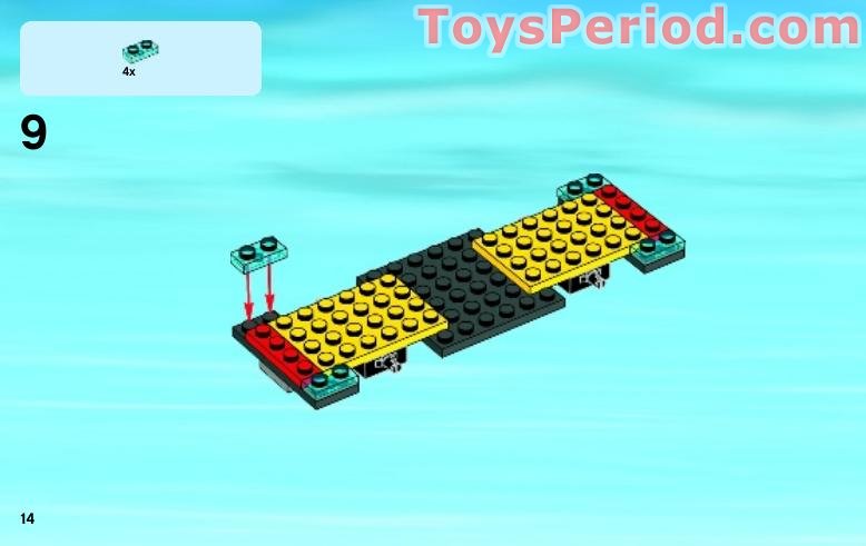 LEGO 60002 Fire Truck Instructions and Parts List