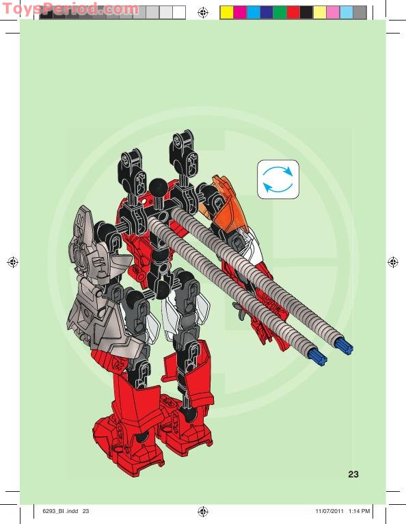 LEGO 6293 Furno Instructions and Parts List