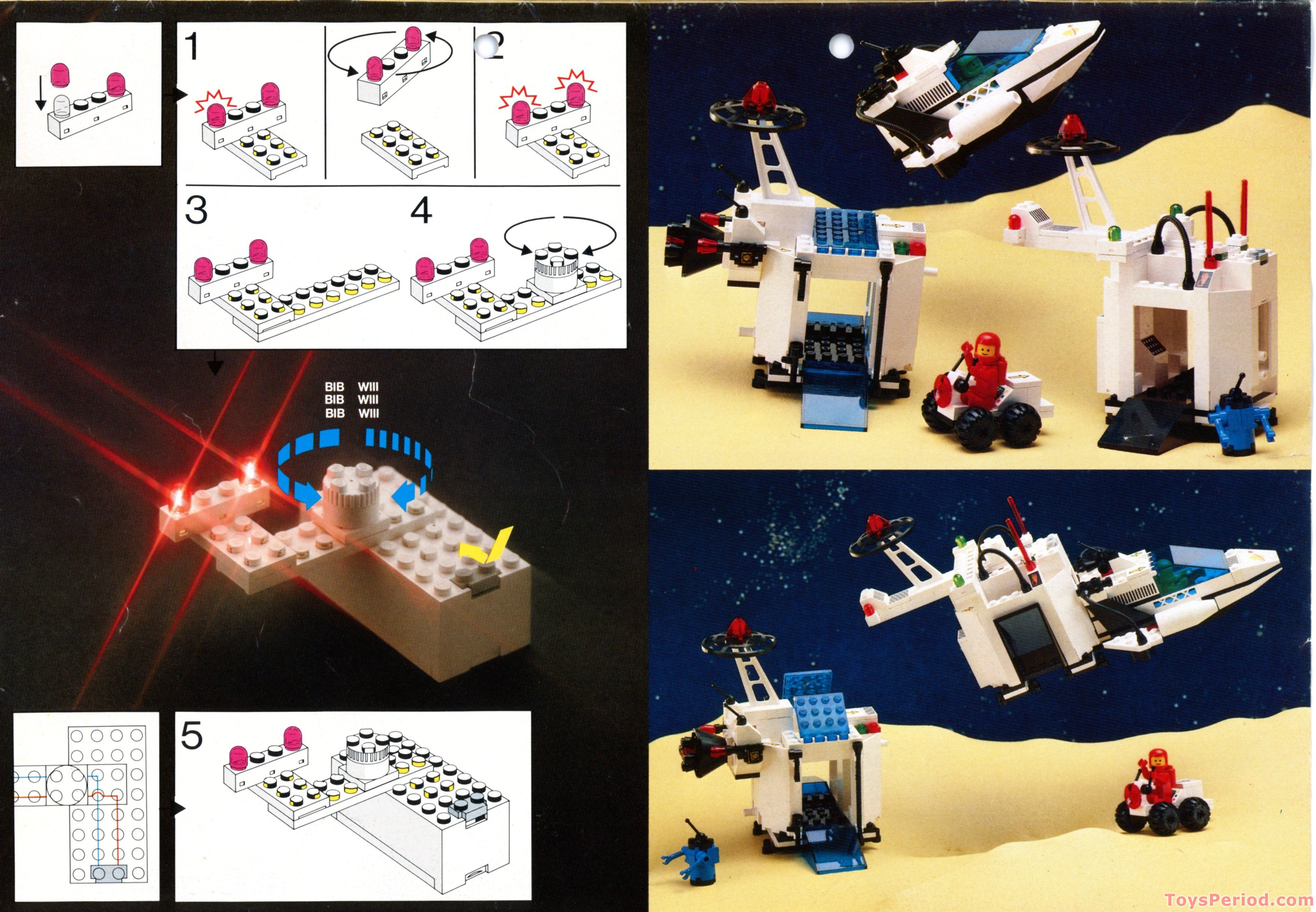 LEGO 6783 Sonar Transmitting Cruiser Instructions and Parts List