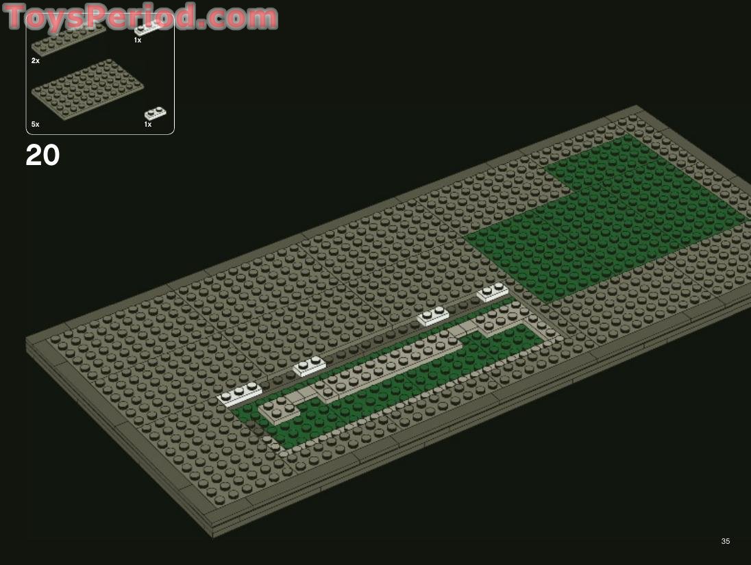 LEGO 21010 Robie House Instructions and Parts List