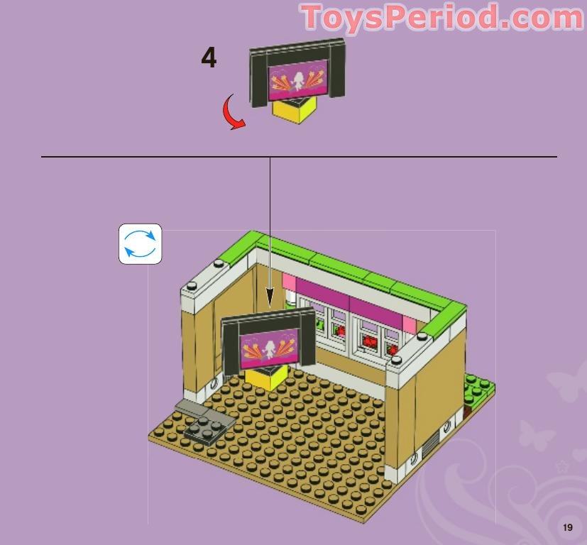 LEGO 3315 Olivia's House Instructions and Parts List