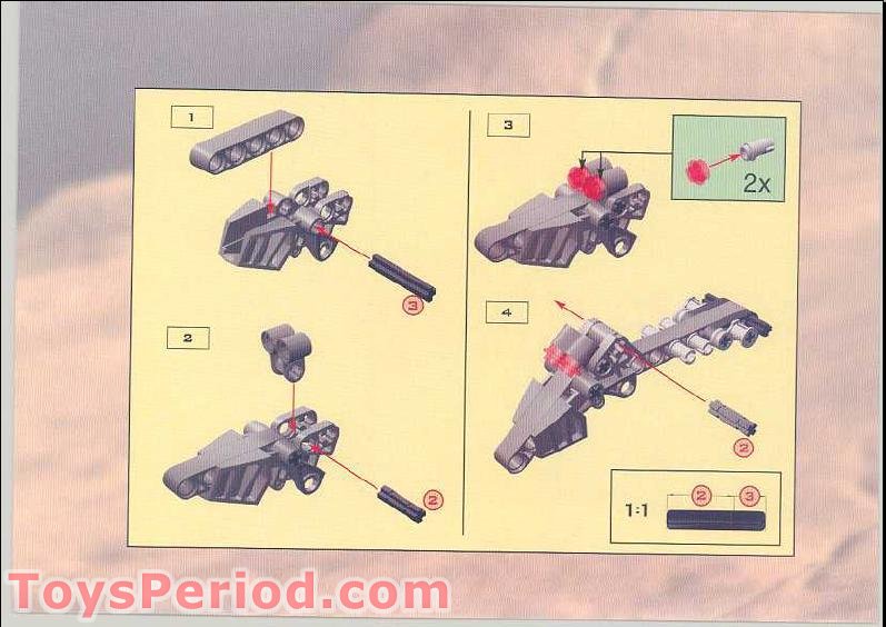LEGO 10023 Bionicle Master Builder Set Instructions and Parts List