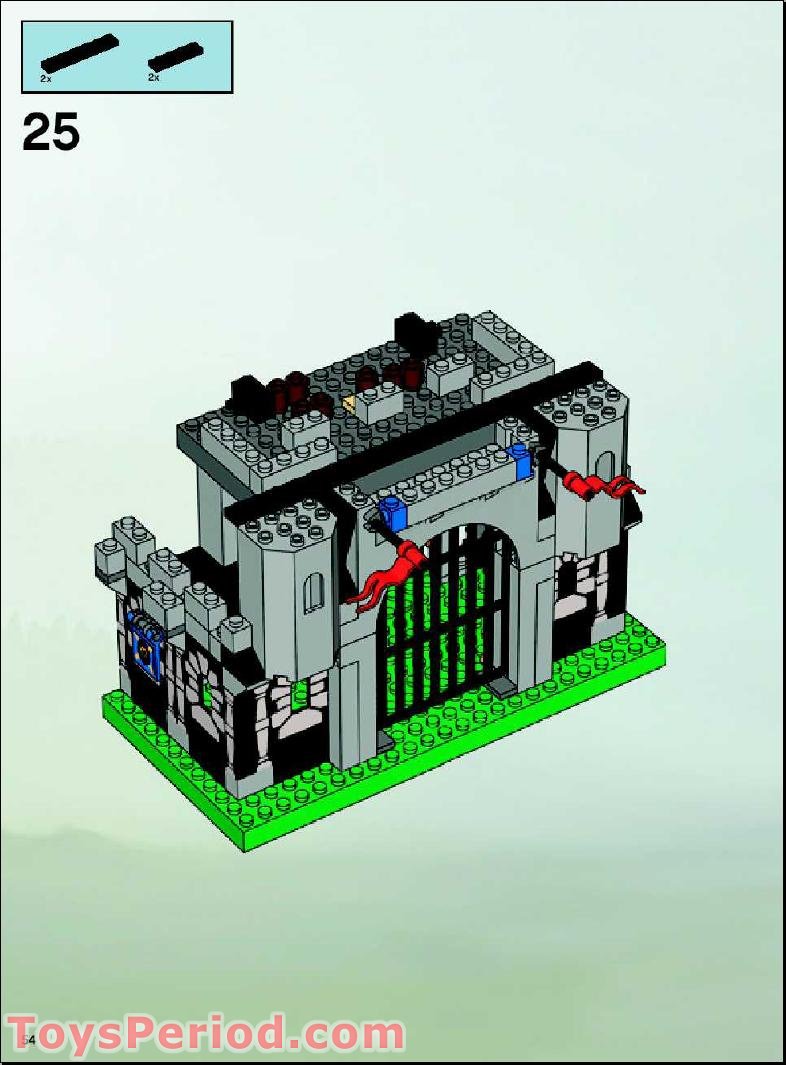 LEGO 10176 Royal King's Castle Instructions and Parts List