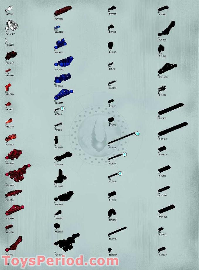 LEGO 10204 Vezon and Kardas Instructions and Parts List