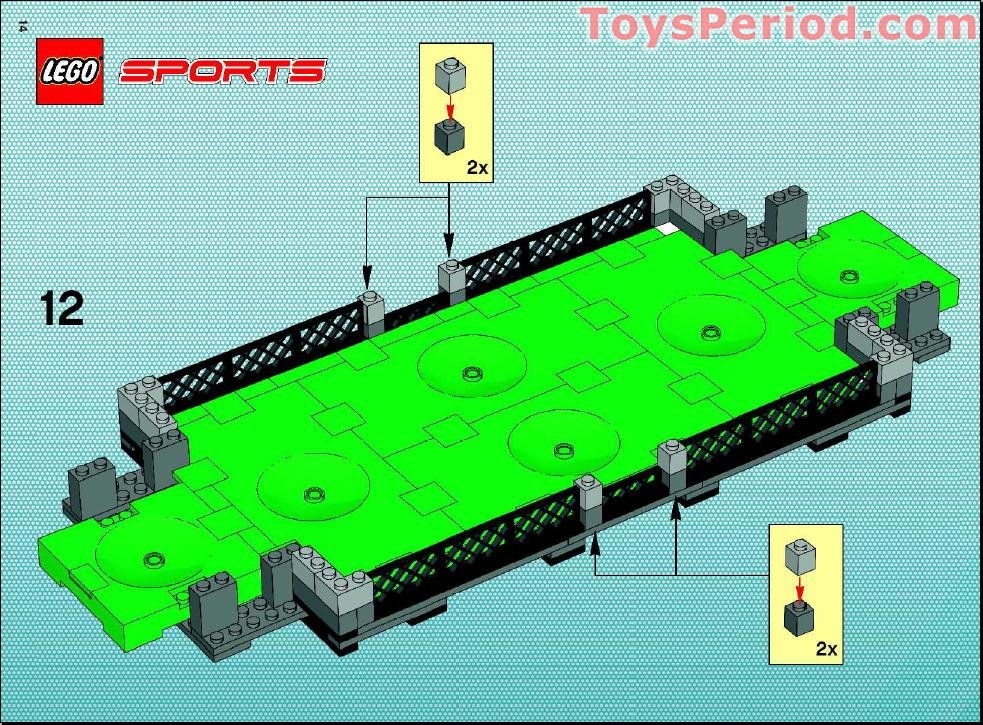 LEGO 3570 Street Soccer Instructions and Parts List