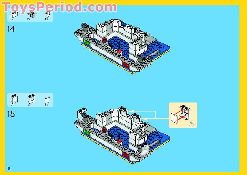 LEGO 4997 Transport Ferry Instructions and Parts List