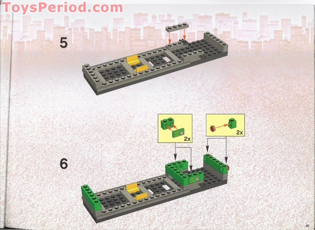 LEGO 4512 Cargo Train Instructions and Parts List