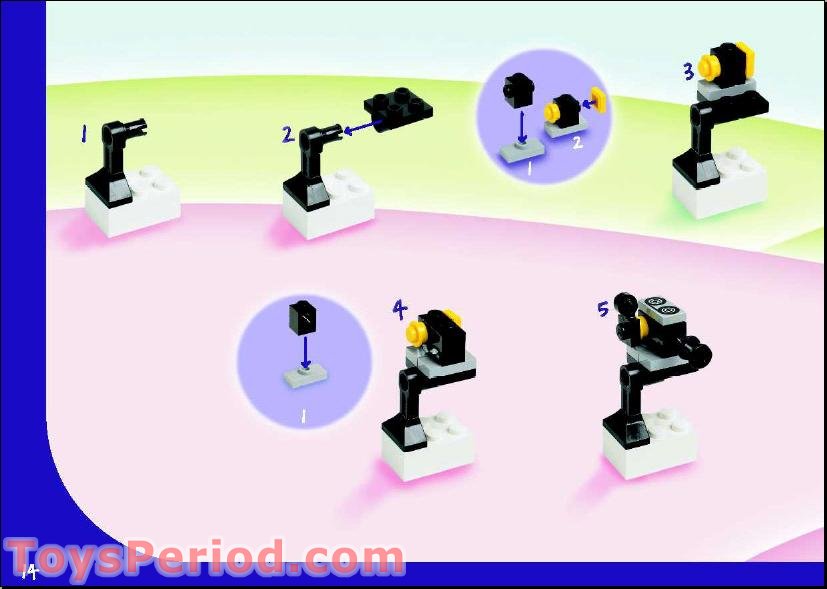 LEGO 5942 Pop Studio Instructions and Parts List