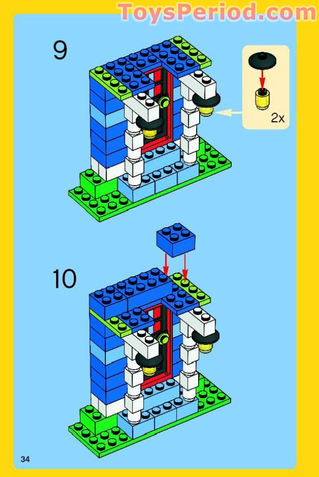 LEGO 5582 Ultimate LEGO Town Building Set Instructions and Parts List