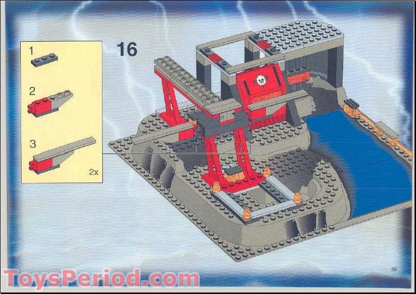 LEGO 6776 Ogel Control Center Instructions and Parts List