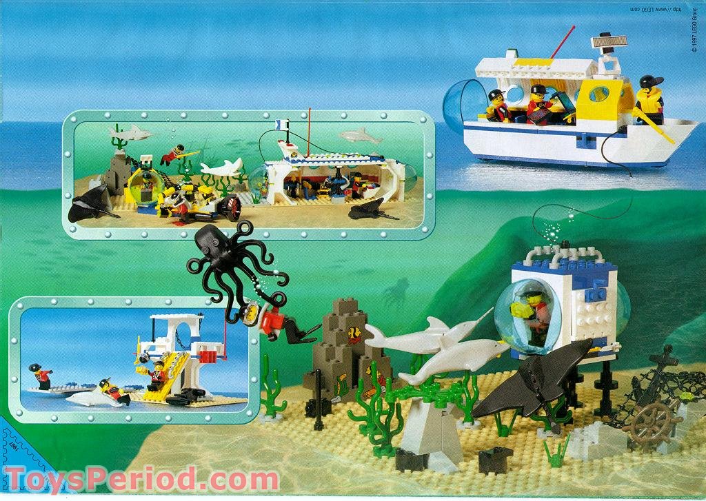 LEGO 6441 Deep Reef Refuge Instructions and Parts List