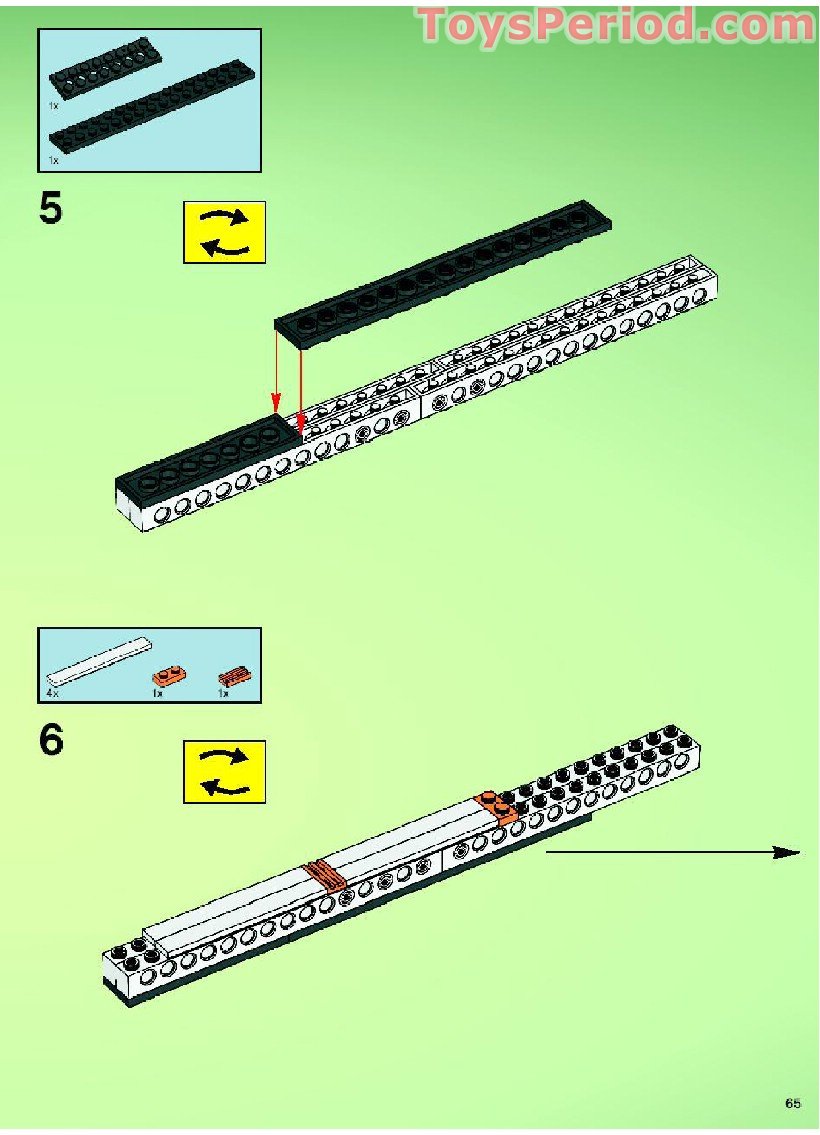 LEGO 7690 MB-01 Eagle Command Base Instructions and Parts List