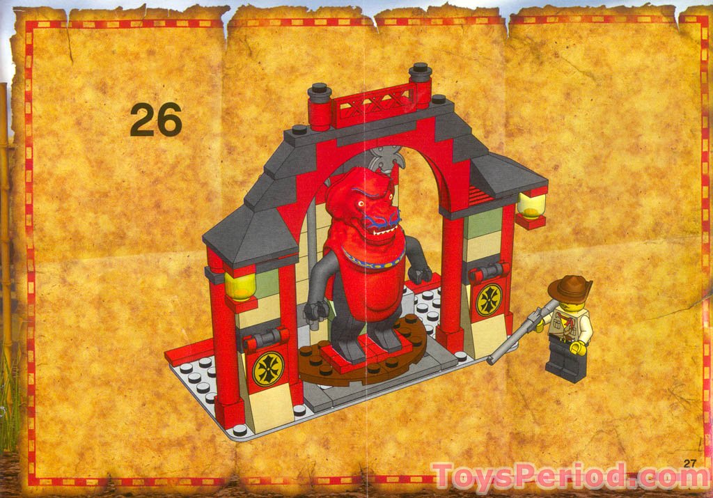 LEGO 7413 Passage of Jun-Chi Instructions and Parts List