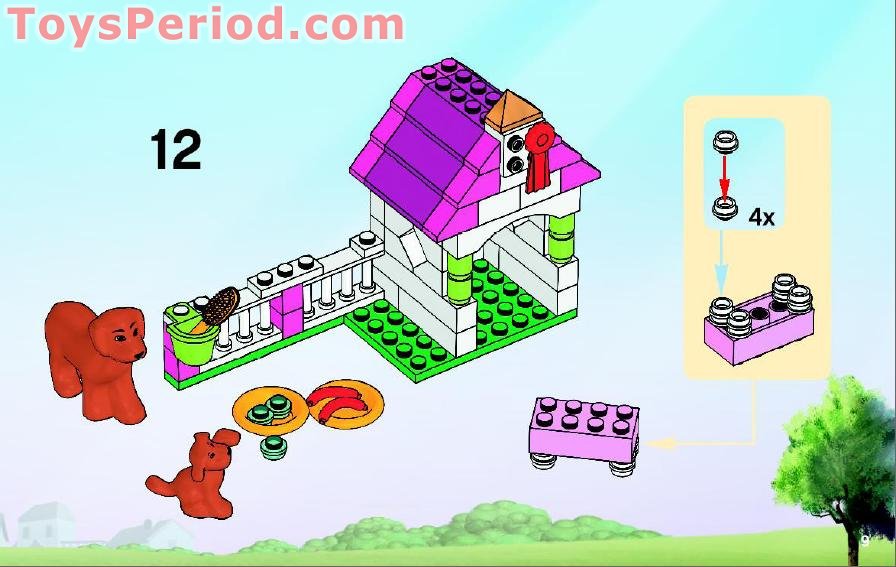 LEGO 7583 Playful Puppy Instructions and Parts List