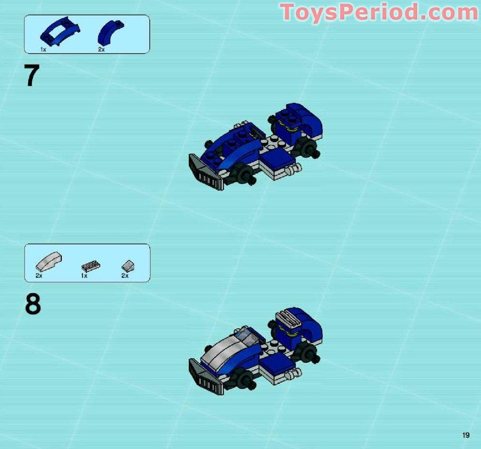 LEGO 8635 Mission 6: Mobile Command Center Instructions and Parts List