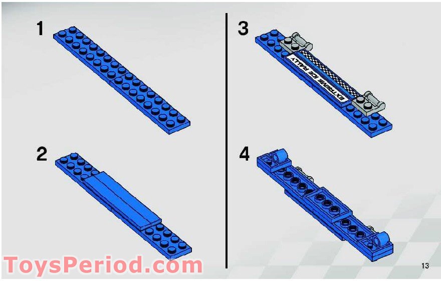 LEGO 8124 Ice Rally Instructions and Parts List