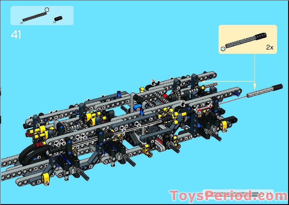 LEGO 8421 Mobile Crane Instructions and Parts List