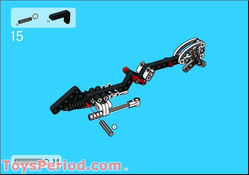 LEGO 8433 Cool Movers Instructions and Parts List