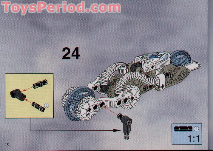 LEGO 8511 Frost Instructions and Parts List