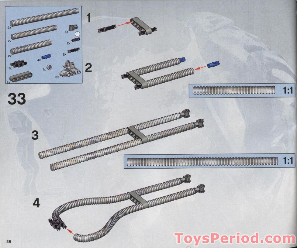 LEGO 8596 Takanuva Instructions and Parts List