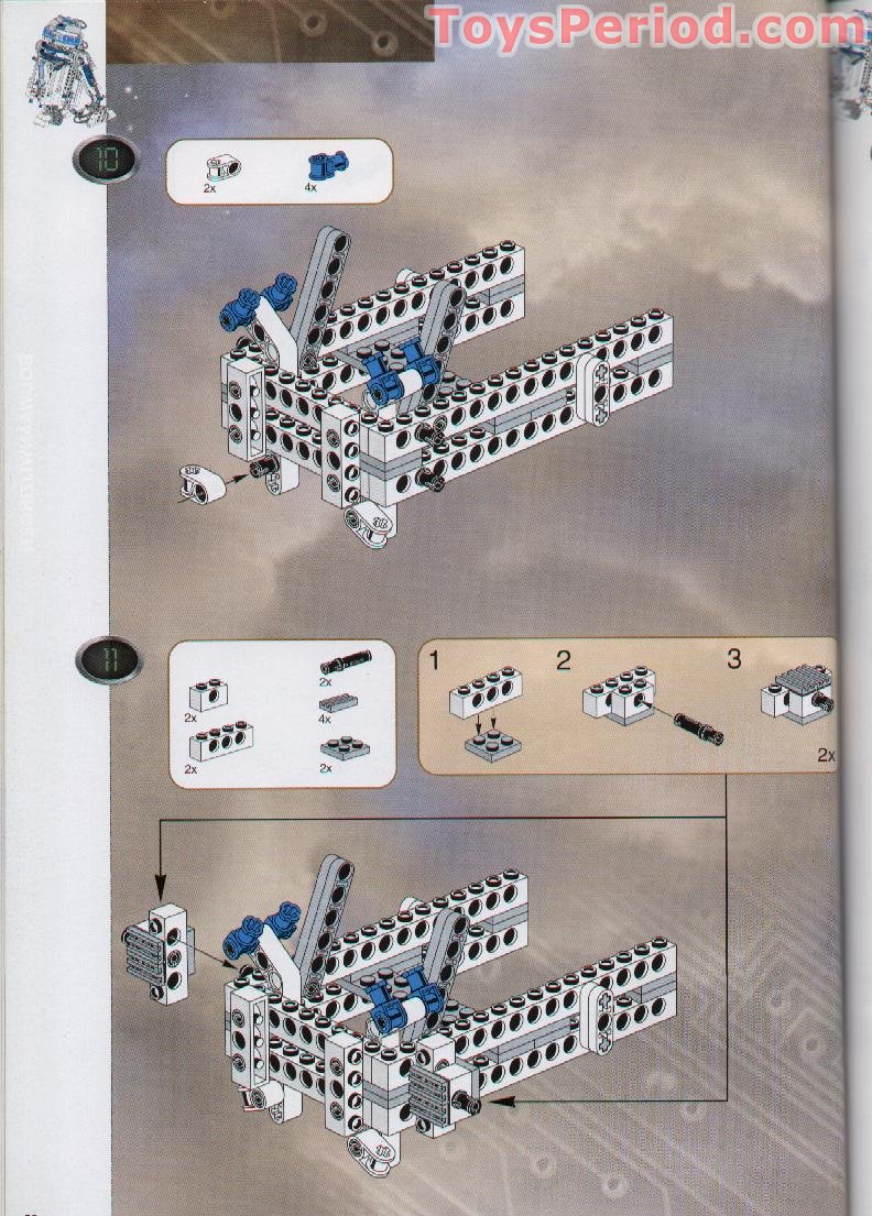 LEGO 9748 Droid Developer Kit Instructions and Parts List