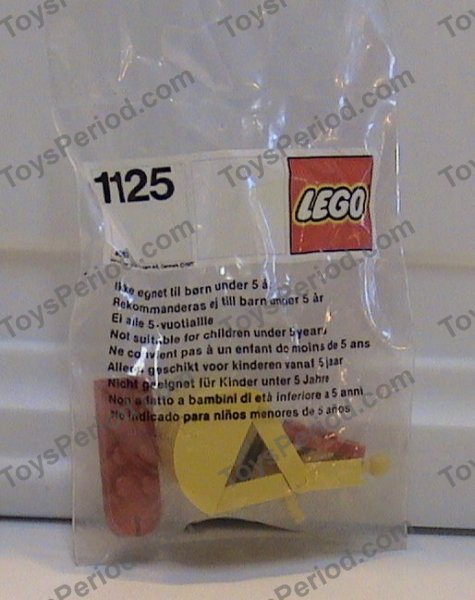 LEGO 1125 Crane Grab Set Parts List