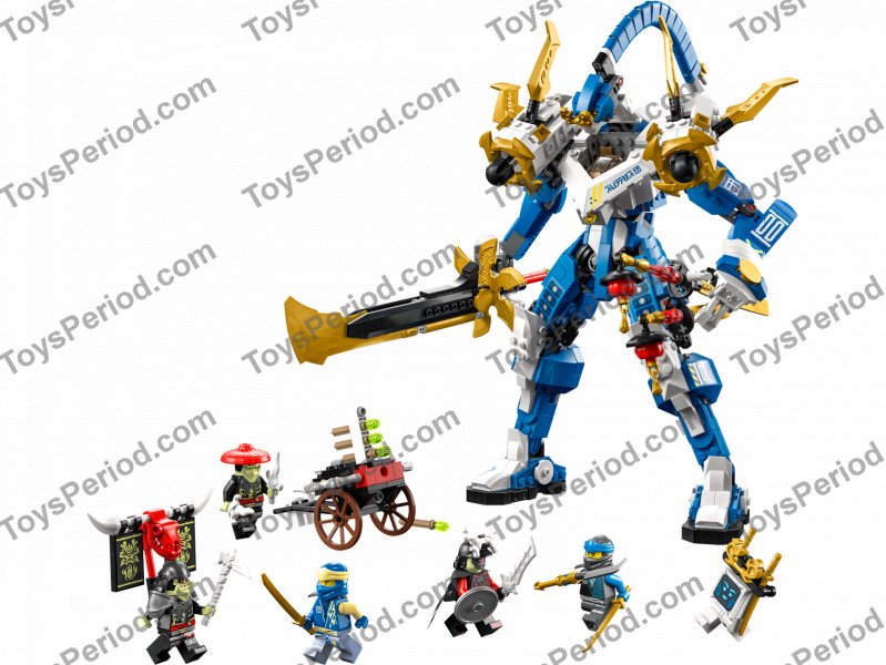 LEGO 71785 Jay's Titan Mech Set Parts List