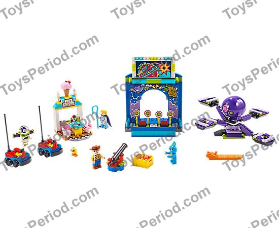 LEGO 10770 Buzz & Woody's Carnival Mania! Set Parts List