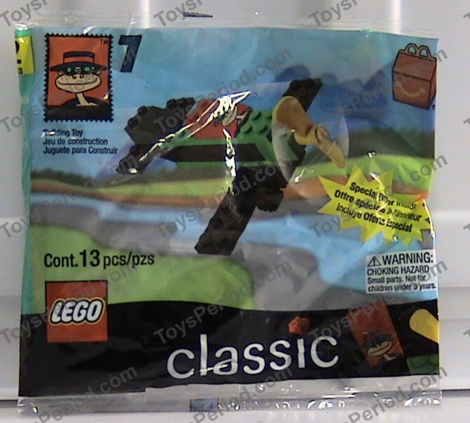 LEGO 1841 McDonald's Promotional Set Number 7, Airplane Instructions ...